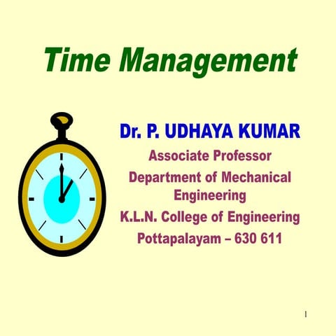 Time saving skills and Time Management.ppt