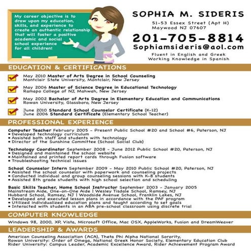 Sophia Creative Resume | PDF