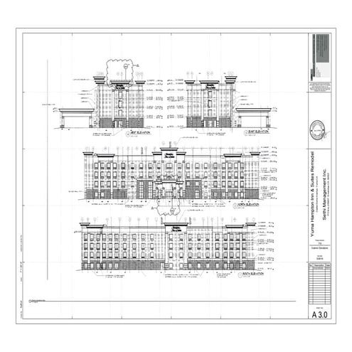 Blkd Yuma Hampton Inn & Suites Cornice Set | PDF