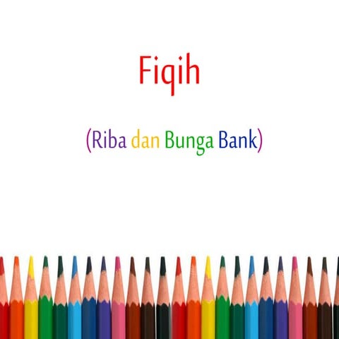 Riba dan Bunga Bank | PPTX