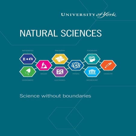 York Natural Sciences A4 Brochure 2016 FINAL | PDF