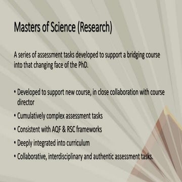 Elizabeth Robertson UWA 5 min presentation | PPTX