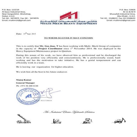 Exp Certificate- 3 | PDF