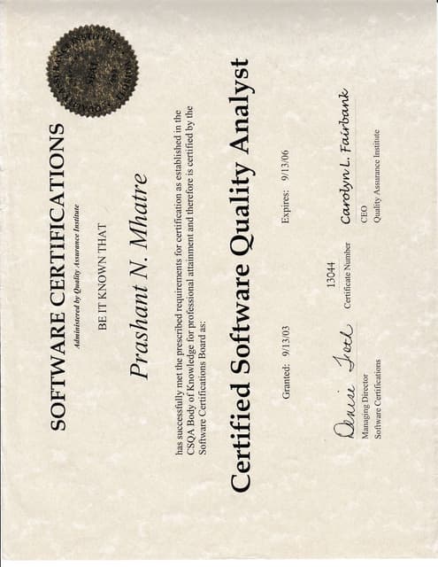 1st Degree Certificate | PDF