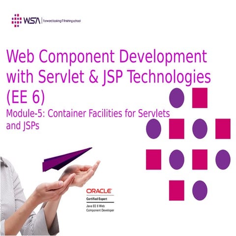 Web Component Development Using Servlet And Jsp Technologies Ee6 Chapter 5 Container 