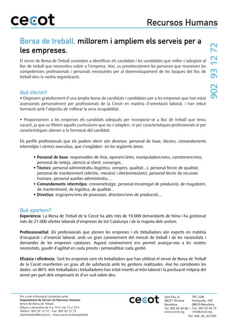 Programa de Recursos Humans | PDF