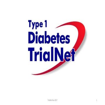 PreDiRe T1D Symposium - TrialNet - Henry Rodriguez, M.D., Prof ...