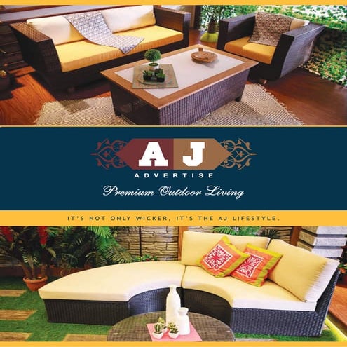 AJ Patio Furniture Range | PDF | Outdoor Decorating | Home & Garden