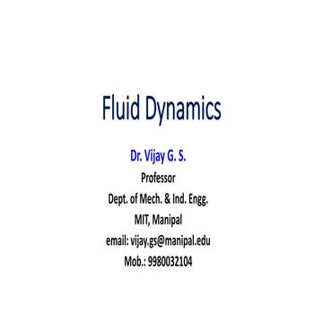 006a (PPT) Fluid Dynamics New 2022.pdf . | PDF