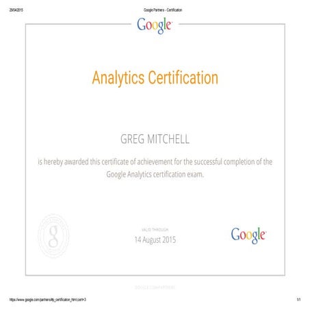 Google Partners - Certification - GAIQ | PDF | Computer Software and Applications | Computing