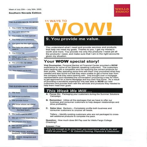 11 Ways to WOW | PDF