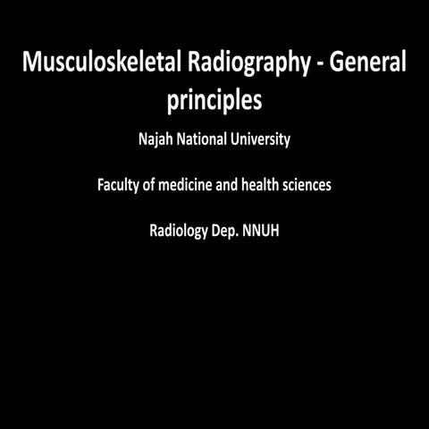 006 musculoskeletal Introduction on x ray for radiology | PDF