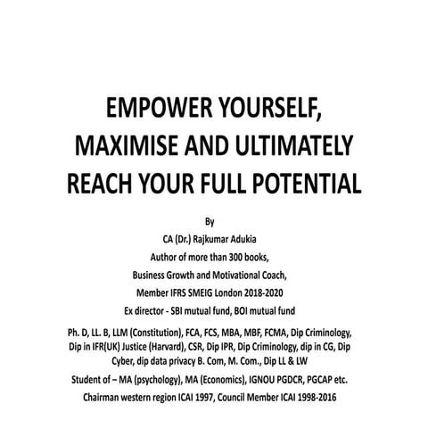 empower maximise and reach full potential | PDF