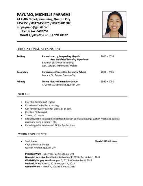 resume-medtech | DOC | Education