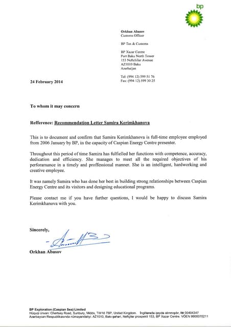 RL from Elnara Mammadova | PDF