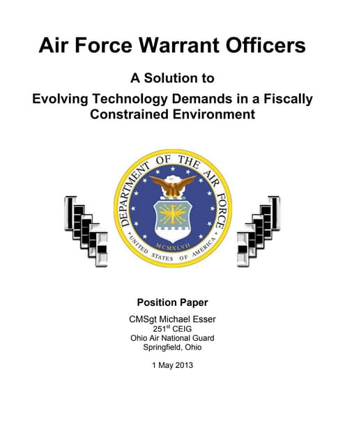 Act career maps (warrant officer) en-us-120 a | PDF
