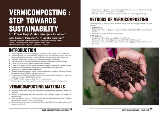 Vermicomposting | PPTX | Agriculture | Industries