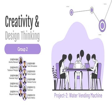 Creativity and Design Thinking Project | PPT