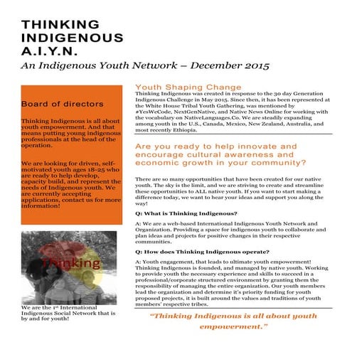 ThinkingIndigenous.Org