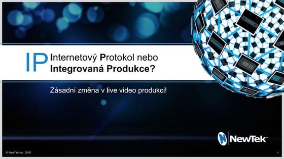 Newtek - IP Series - IP video produkční systém | PPT