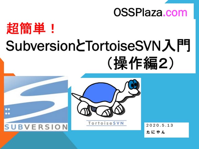 超簡単！Apache SubverisonをWindows Serverにインストール | PDF