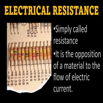 009-Resistance-and-resistivity Physics Science Senior High | PDF