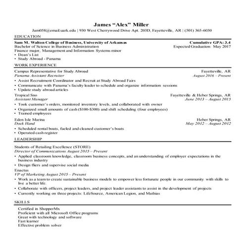 Andrea Wilson - Resume | DOC