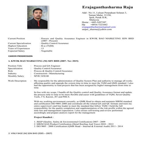 RESUME suresh | DOCX