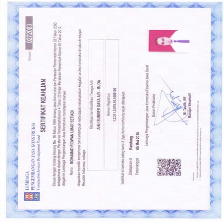 SKA Ahli SDA-Muda a.n. M.Ridwan U.S. | PDF