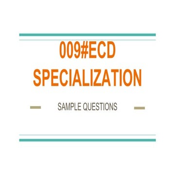 009#ecd specialization | PPTX