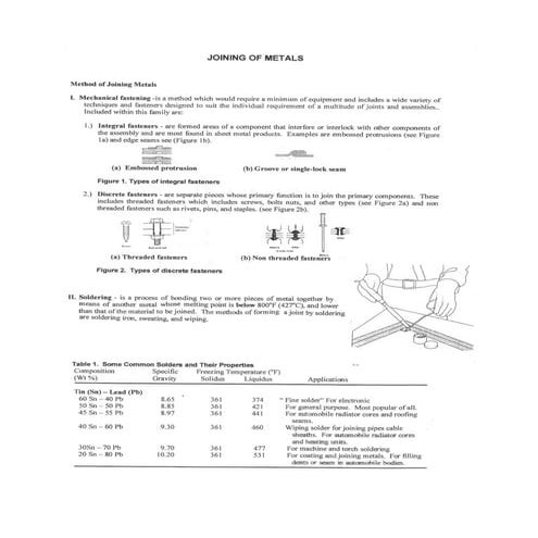 Joining of metals 02 | PDF