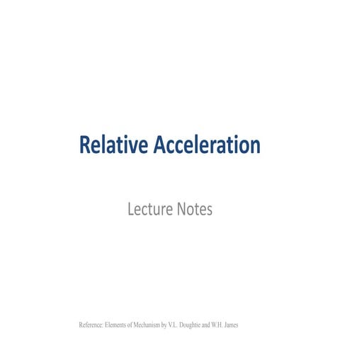 009 relative acceleration | PPT