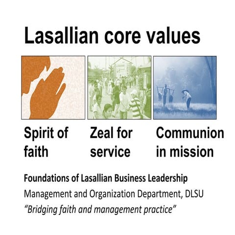 Lasallian Core Values | PPT