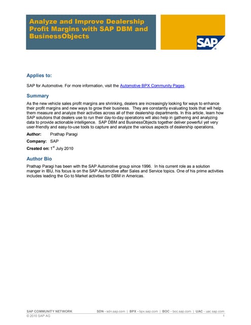 Bapi step-by-step | PDF