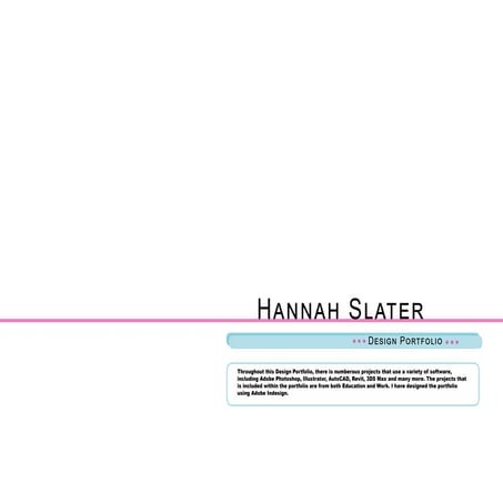 Hannah Slater Portfolio | PPT
