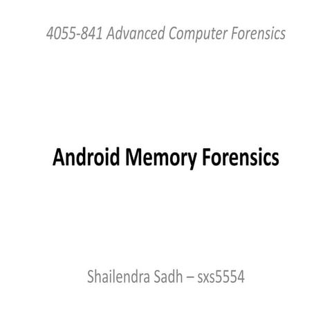 Memory Forensics in AWS | PDF