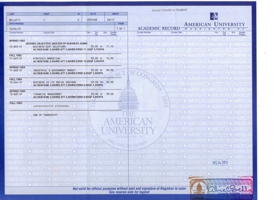 Walden University _Official Transcript-3 3 | PDF