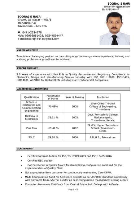 Naresh Resume 2016modified 1 | PDF