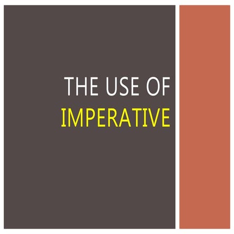 Imperative | PPTX