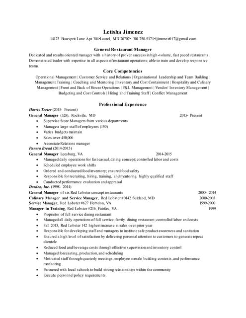Letisha Jimenez resume | PDF Letisha Jimenez resume | PDF