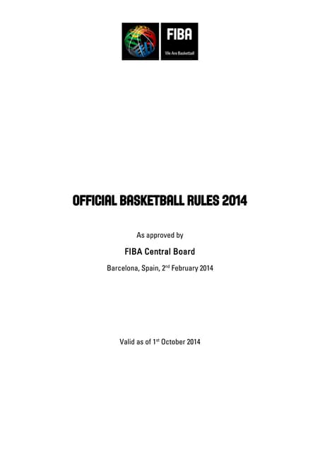 rules and regulation of the game Basketball. | PPTX | Basketball | Sports