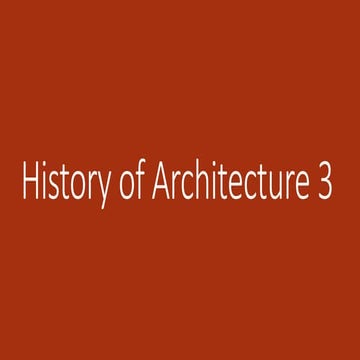 00 history of architecture 3 | PDF
