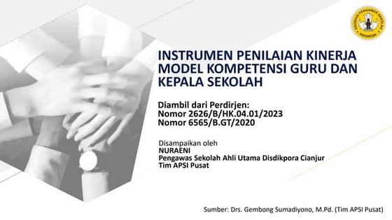 Model Kompetensi Kepala Sekolah sesuai Perdirjen GTK nomor 7327 | PDF