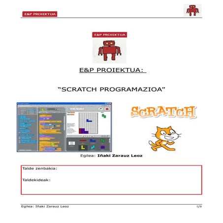 00 SCRATCH PROGRAMAZIOA | PDF