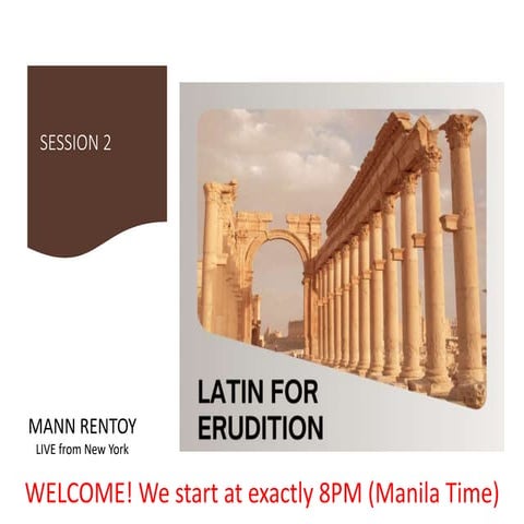 Latin ii curriculum map | PDF