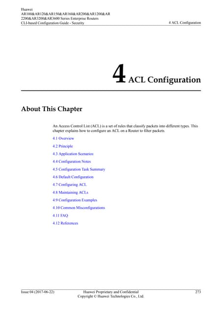Acl Configuration Pdf Computer Networking Computing