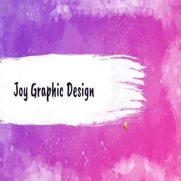 01 1100322-joy graphic design | PPT