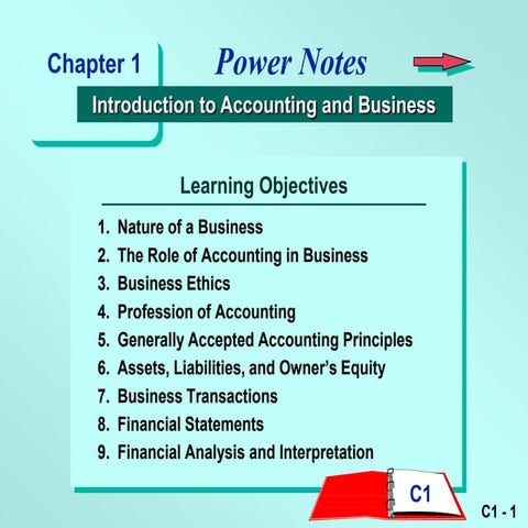 01 - Introduction to Accounting and Business | PPSX | Business ...
