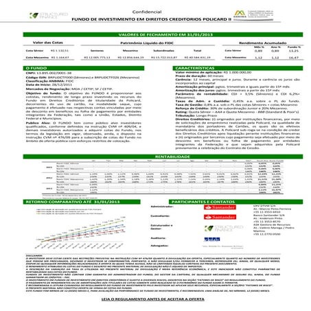 FIDC POLICARD | PDF