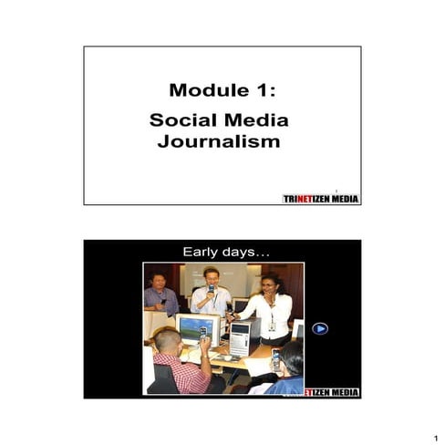01.Social media journalism | PDF